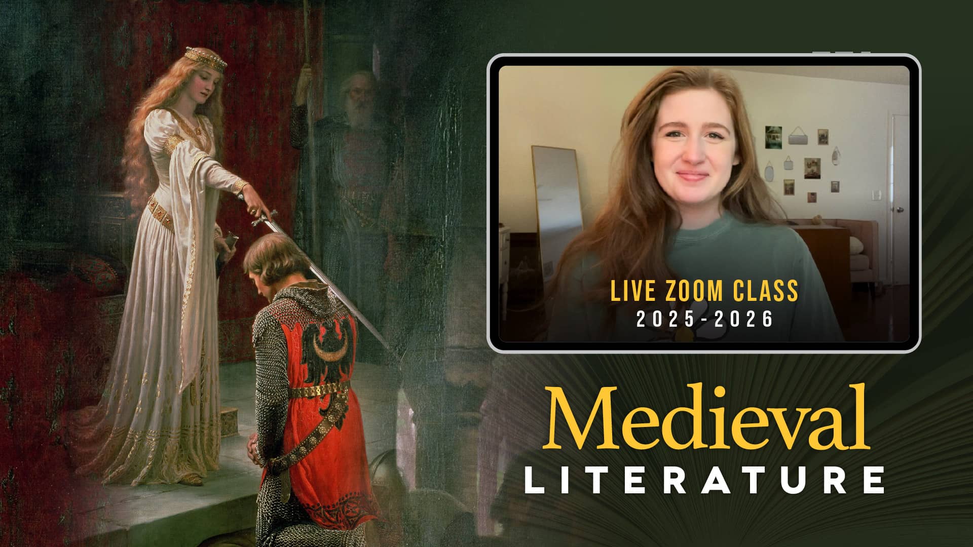 Live High School Medieval Literature Seminar - 14 Classic Works