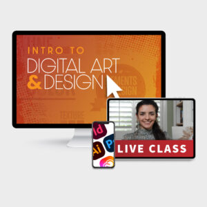 Intro to Digital Art & Design: Live Course with Adobe Tools